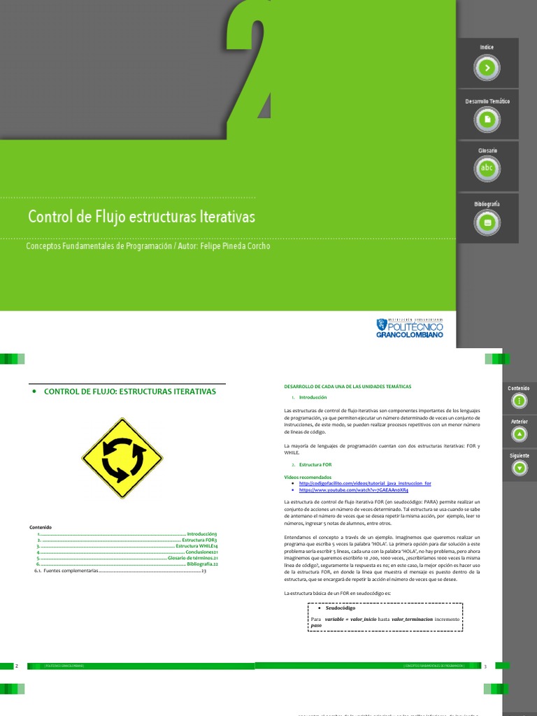 Lectura Referenciada (Control de Flujo Estructuras Iterativas) | PDF | Algoritmos | Programación ...