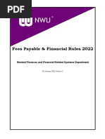 NWU 2025 Registration and Fees Guide | PDF