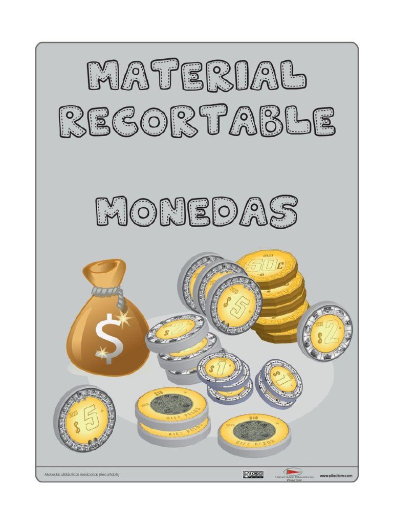 Monedas y Billetes Didácticos | PDF