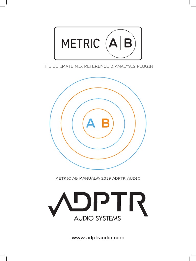 ADPTR MetricAB Manual | PDF | Icon (Computing) | Graphical User Interfaces