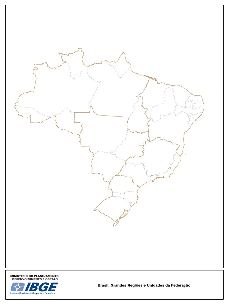 Mapa Do Brasil Oficial IBGE | PDF
