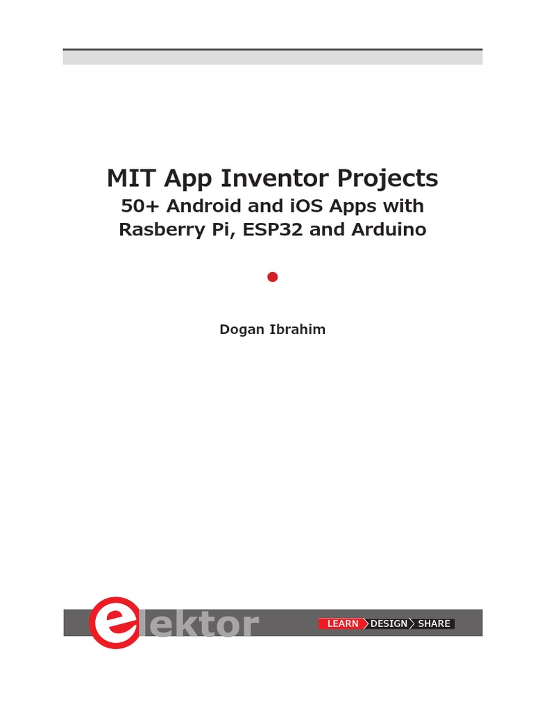 Mit App Inventor Projects 50 Android And Ios Apps With Rasberry Pi Esp32 And Arduino Pdf 3569