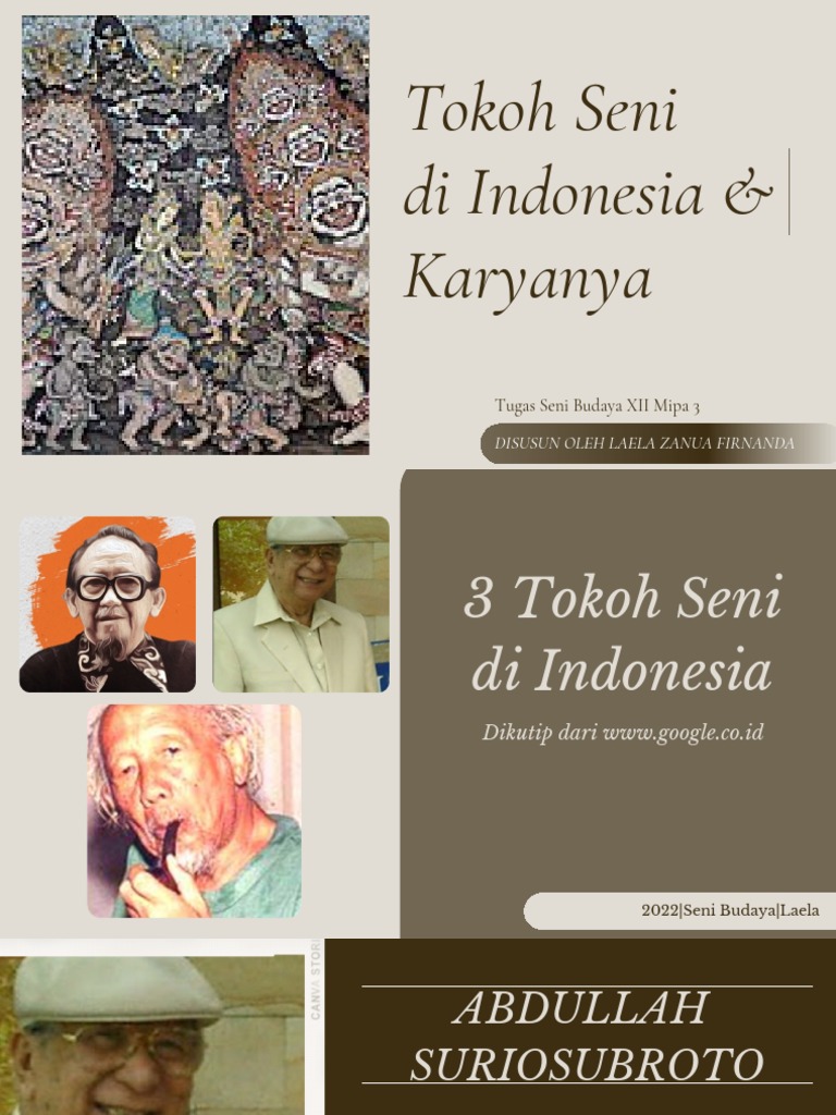3 Tokoh Seni Di Indonesia | PDF