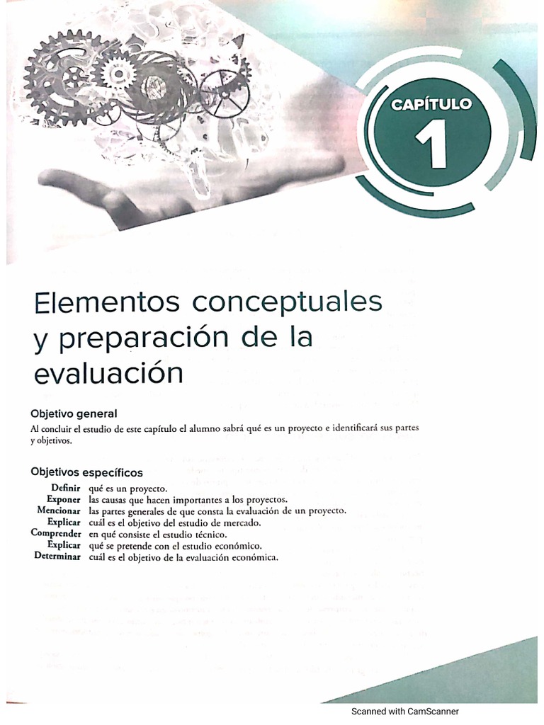 Cap. 1 Evaluación de Proyectos - Gabriel Baca Urbina | PDF