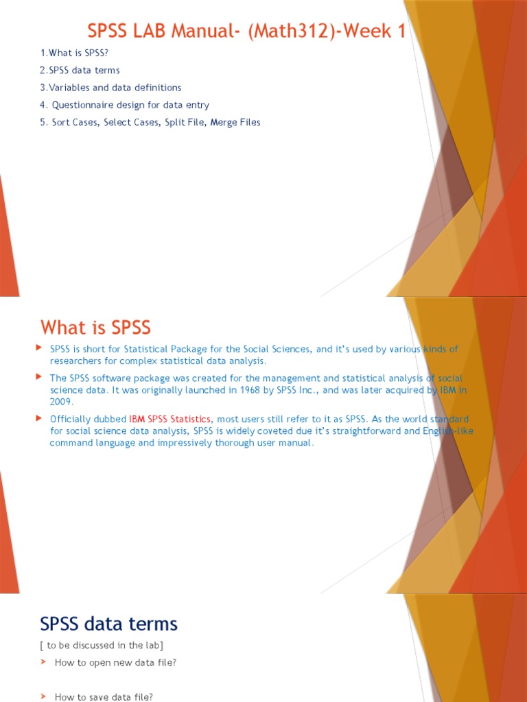 An Introduction to SPSS: Key Concepts and Commands for Working With ...