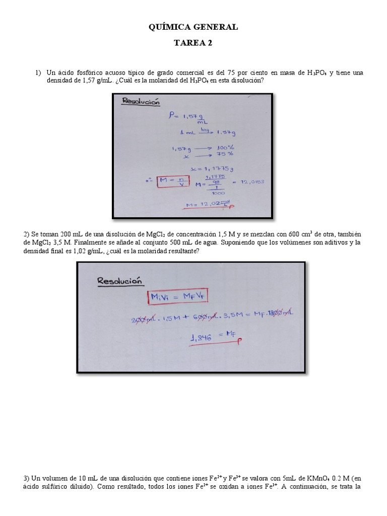 TAREA 2 (Camiloaga Blas) | PDF | Amoníaco | Gases