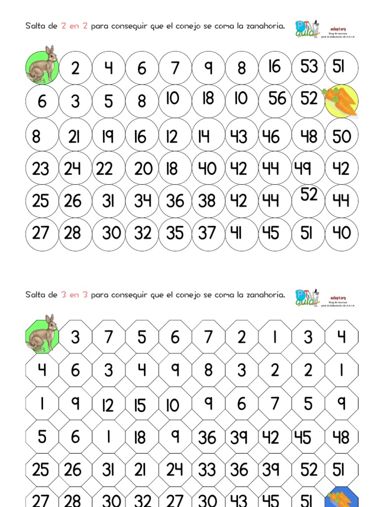 Contando de 3en 3 | PDF