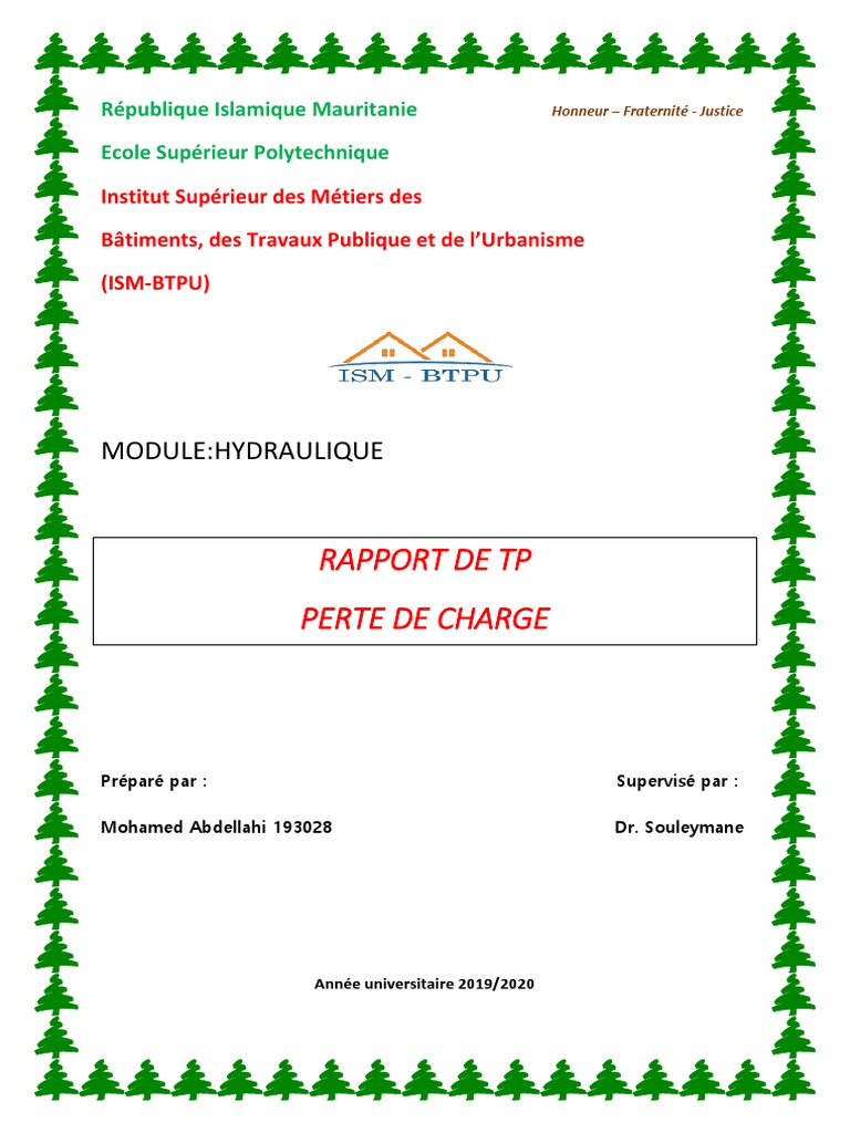 Perte de Charge | PDF | Grandeur physique | Génie des procédés