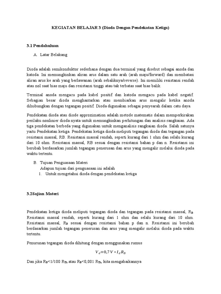 Kegiatan Belajar 3 ELDAS | PDF