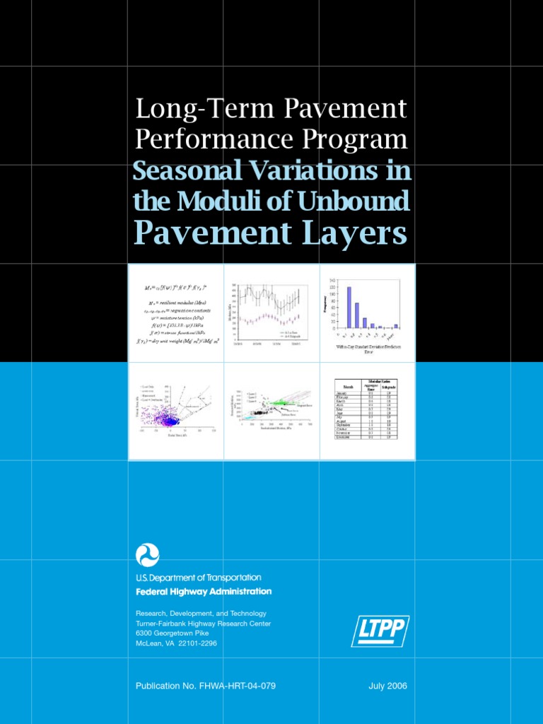 21-Seasonal Variations in The Moduli of Unbound Pavement Layers | PDF ...
