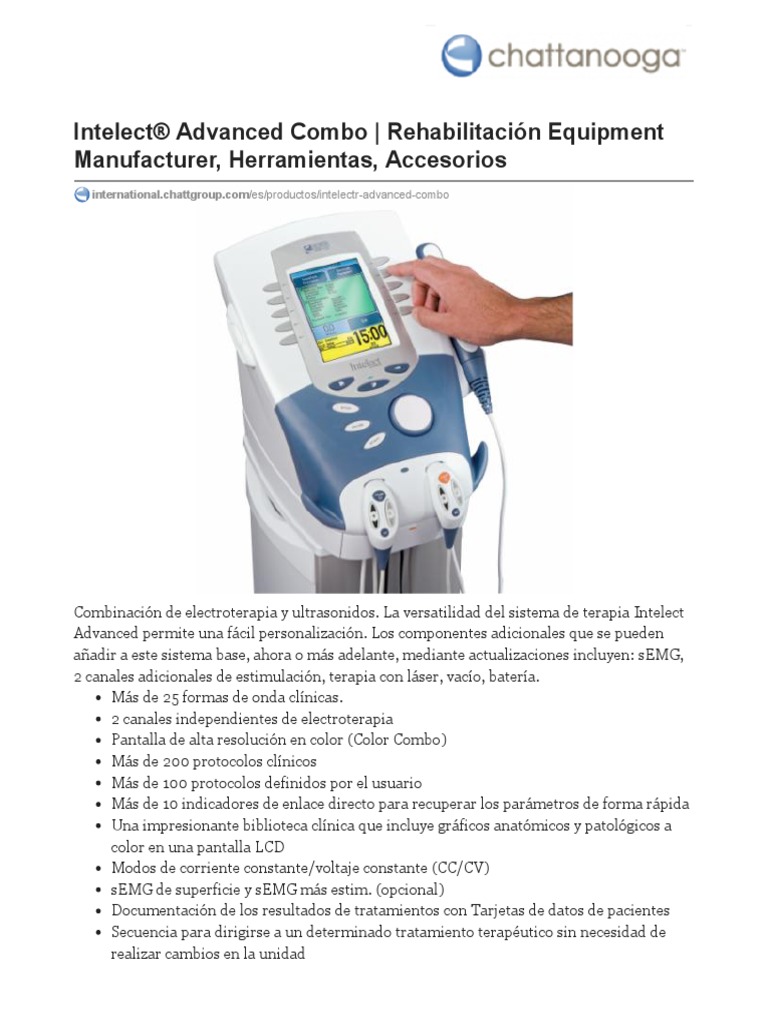 Intelect® Advanced Combo - Rehabilitación Equipment Manufacturer ...
