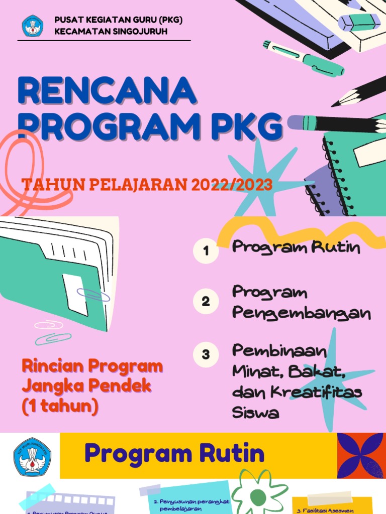 Rencana Program PKG 2022/2023 | PDF | Karier & Perkembangan