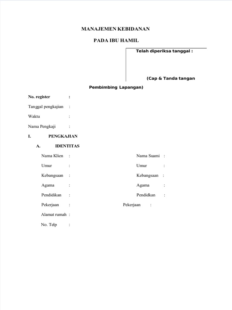 Format Kosong Anc | PDF