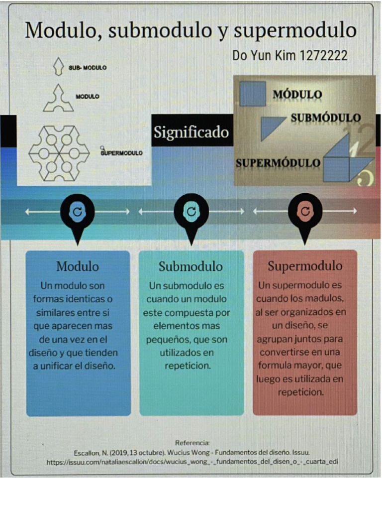 Infografia Sobre, Modulo, Submodulo y Supermodulo | PDF