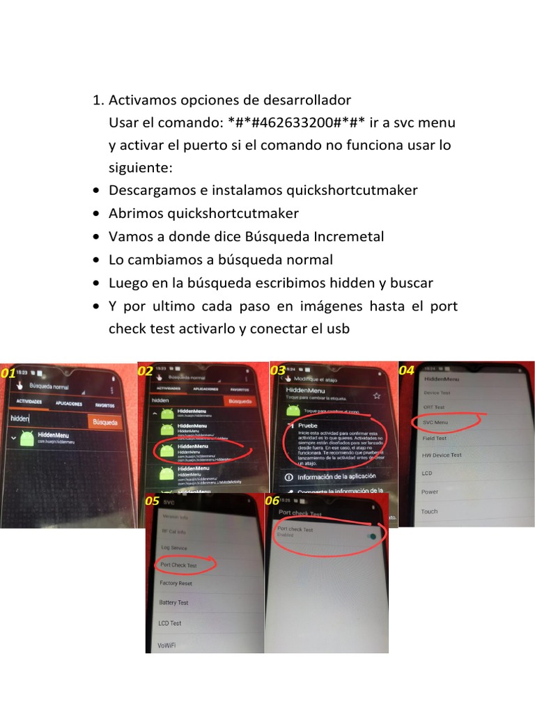 Pasos para cambiar el IMEI de un teléfono mediante el uso de herramientas de desarrollador y ...