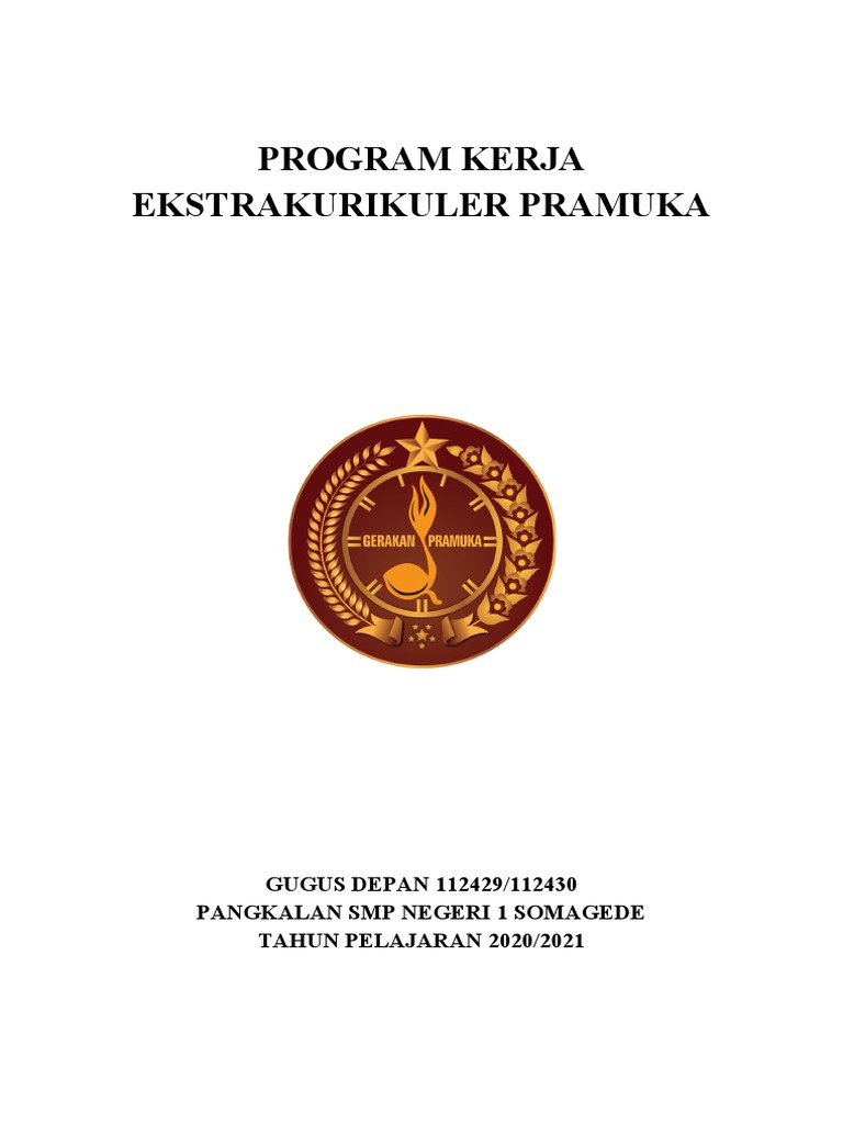 Program Kerja Pramuka 2021 | PDF