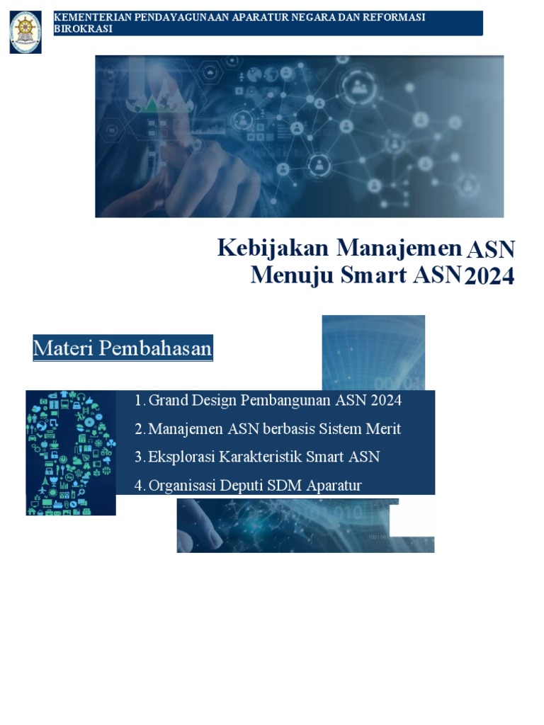 Kebijakan Pengembangan ASN Menuju Smart ASN 2024 | PDF