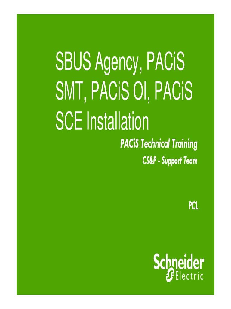 PACiS Installation Guide for OI, SMT and SCE | PDF | Windows Registry | Databases
