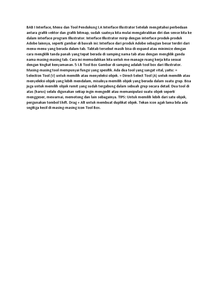 Tutorial Adobe Ilustrator 3 | PDF | Komputer