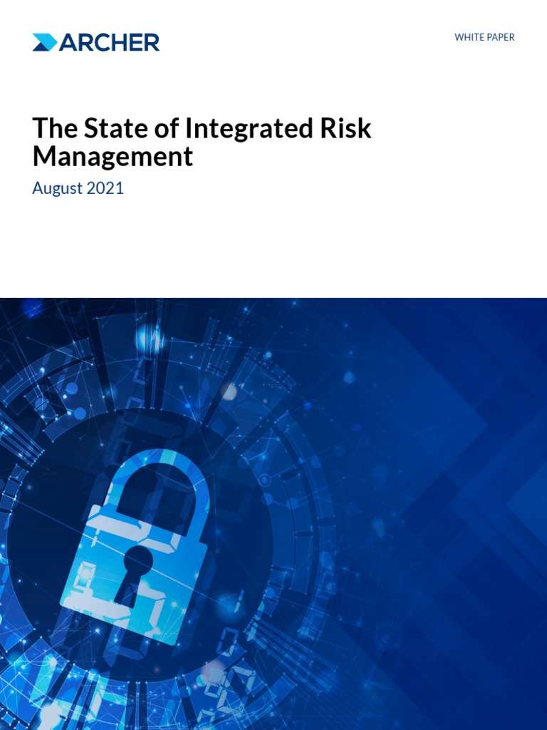 Archer State of IRM 2021 | Download Free PDF | Risk Management | Risk