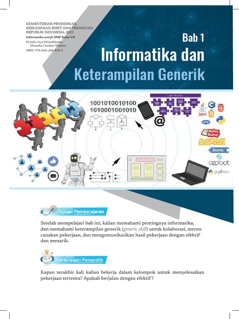 Pilar Pengetahuan Informatika SMP | PDF
