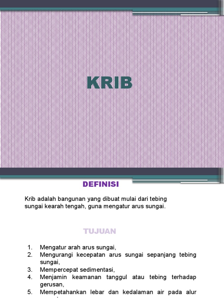 Bangunan Krib | PDF