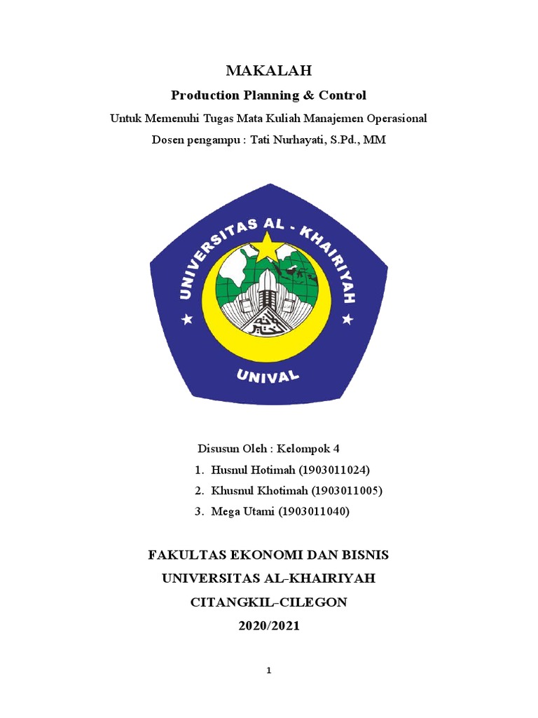 Production Planning Control Pdf