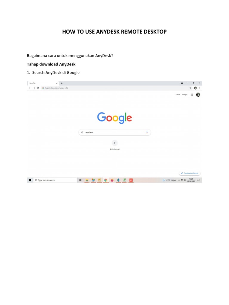 How To Use Anydesk Remote Desktop | PDF