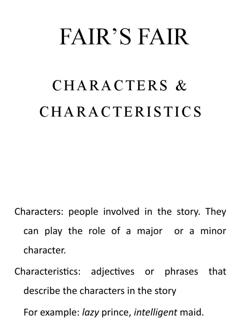 Fairs Fair Form 1 | Download Free PDF | Integrity | Narration