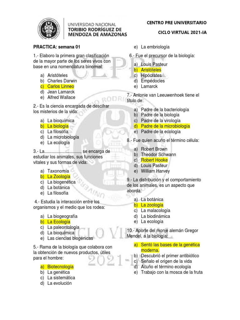 Practica-1-2021-Ib - La Biología Como Ciencia | PDF | Biología | Organismos