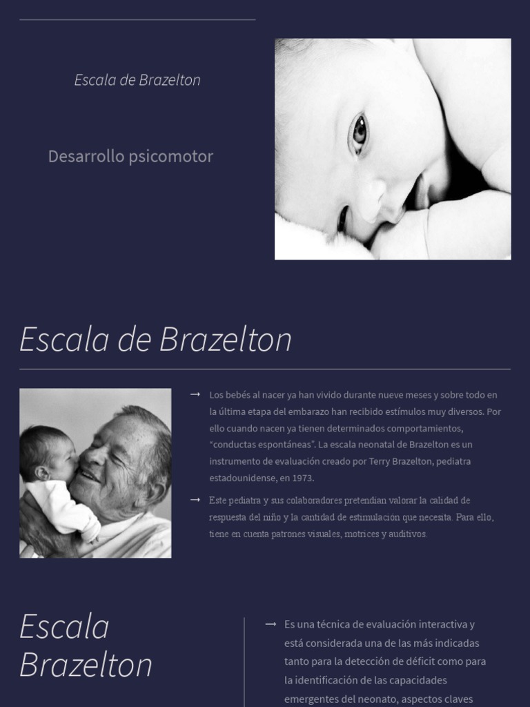 Escala de Brazelton | PDF | Medicina | Especialidades Medicas