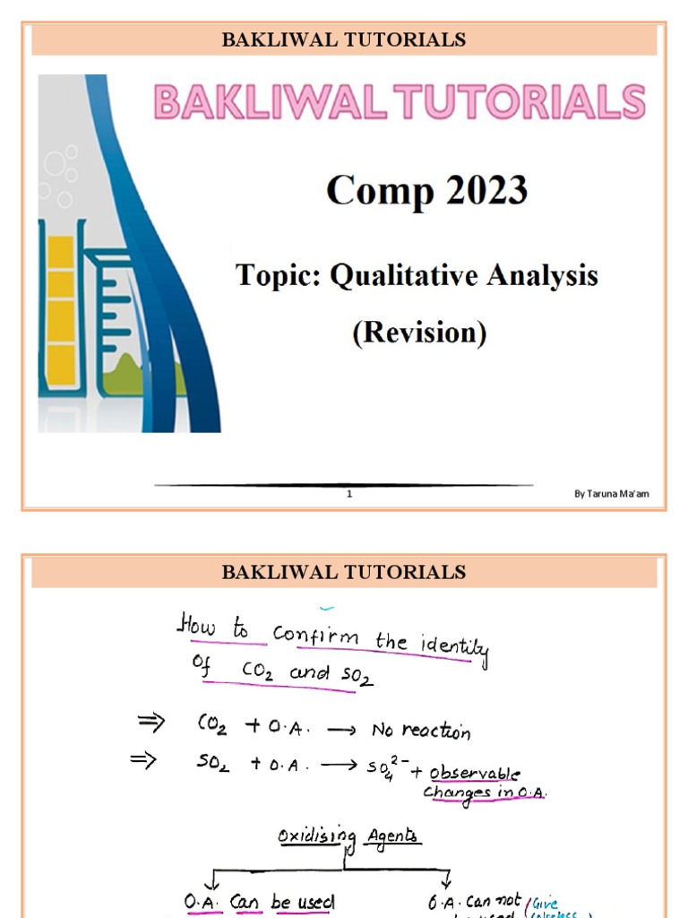 Bakliwal Tutorials | PDF