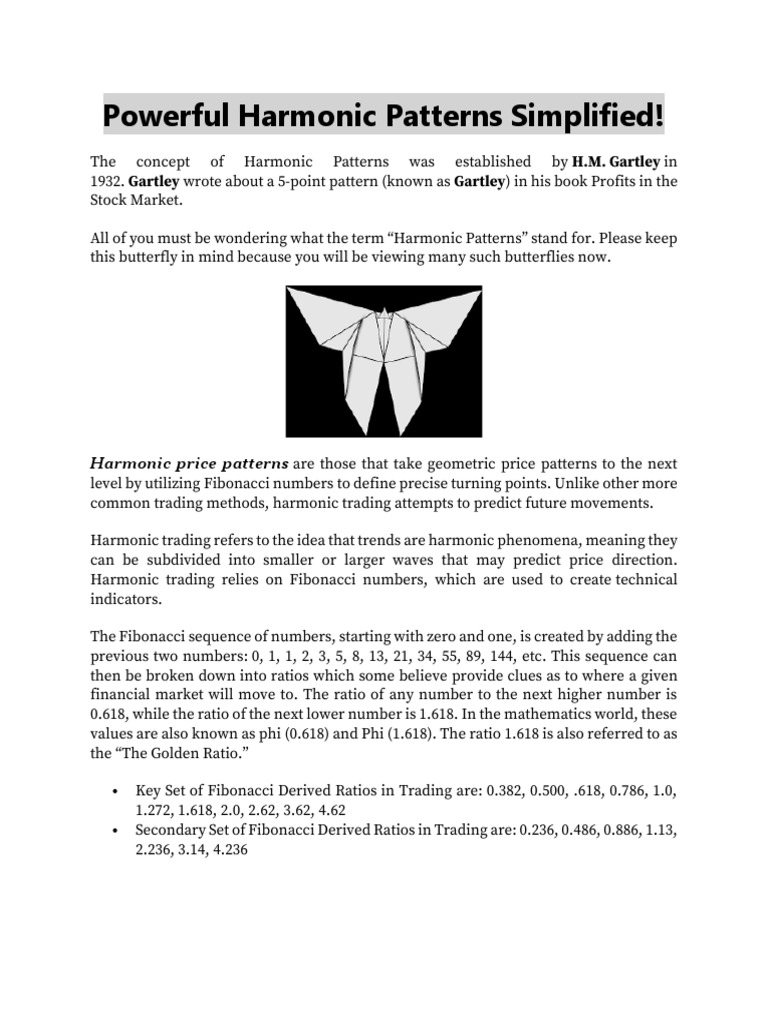 Powerful Harmonic Patterns Simplified | PDF | Market Trend