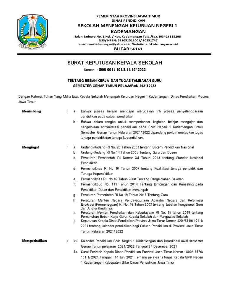 SK Genap 2021-2022 EMI | PDF