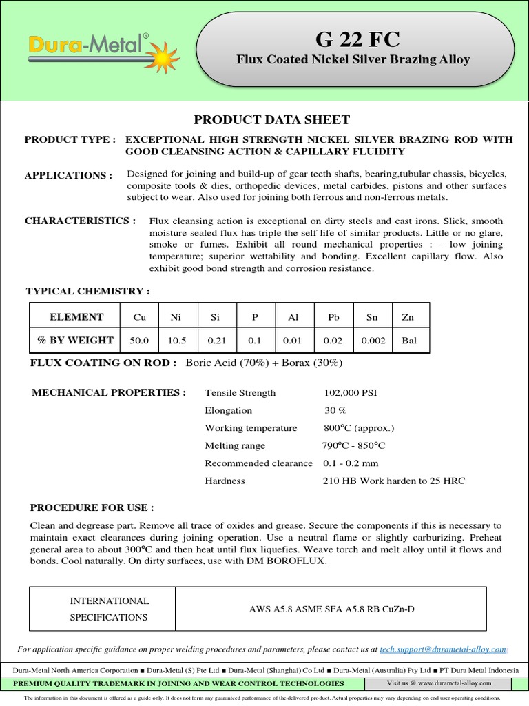 G 22 FC Product Data Sheet (With Specs) | PDF | Secondary Sector Of The ...