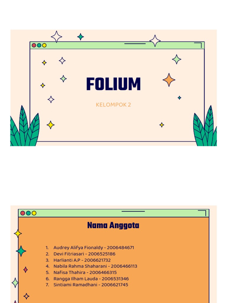 Folium (Daun) | PDF | Griya & Taman | Sains & Matematika