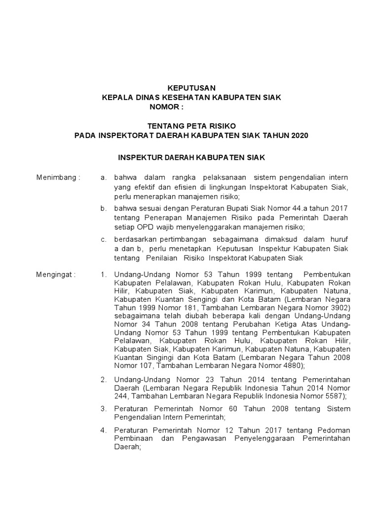 SK Peta Risiko Surveilen | PDF