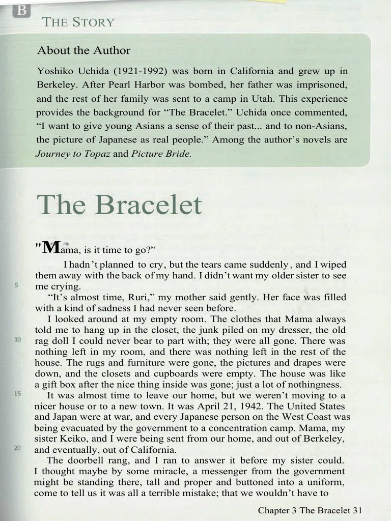 The Bracelet - Fillable Form | PDF