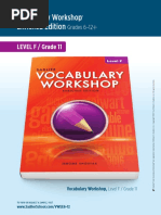 Vocabulary Workshop Level C Unit 1 | PDF