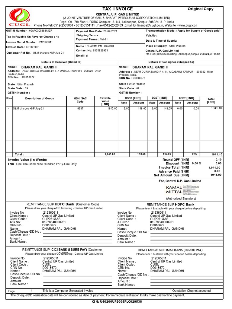 Crystal Reports - GST O&M | PDF | Cheque | Economies