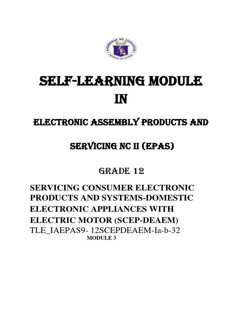Epas Module Grade 12 Quater 1 Week 3 | PDF | Relay | Electronics