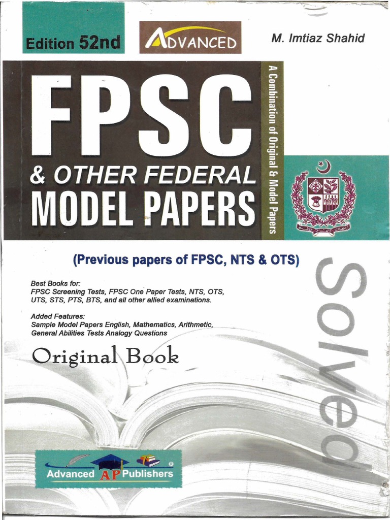 FPSC 2019 2020 Papers | PDF | Osi Model | Pakistan