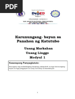 FILIPINO-8 Q1 Mod1 | PDF