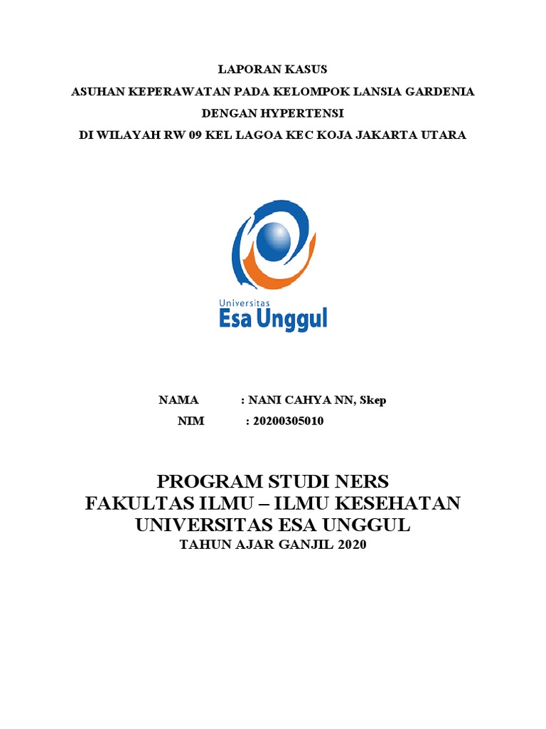 LK Askep Kelompok Gerontik | PDF