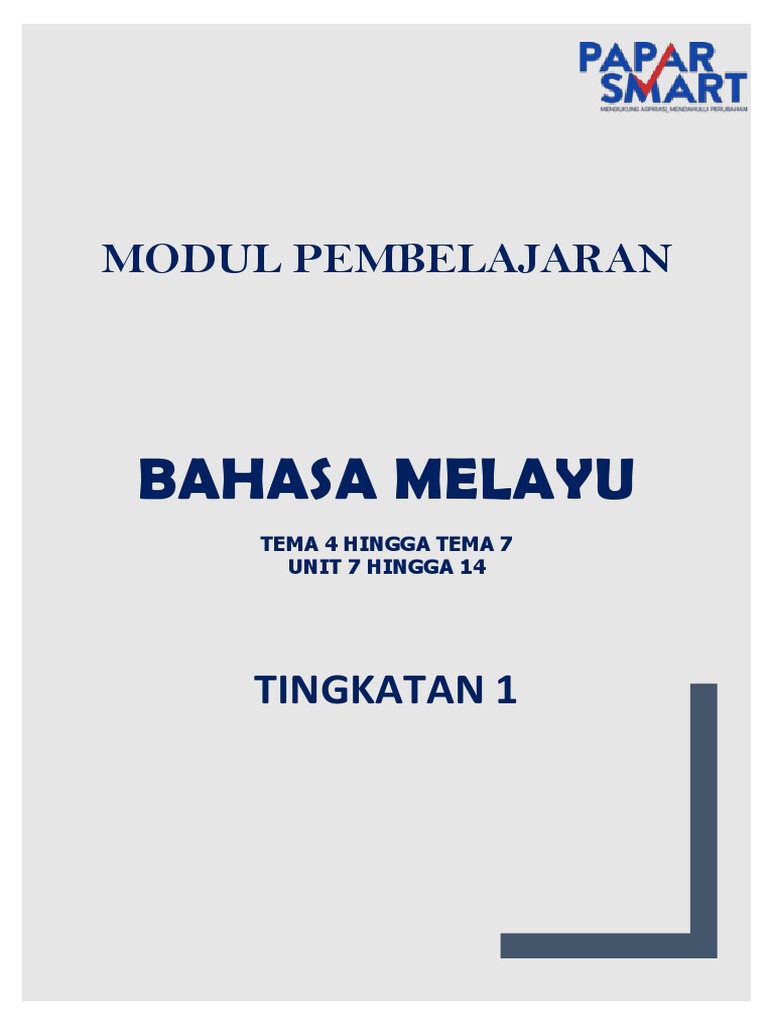 Modul Bahasa Melayu Tingkatan 1 | PDF