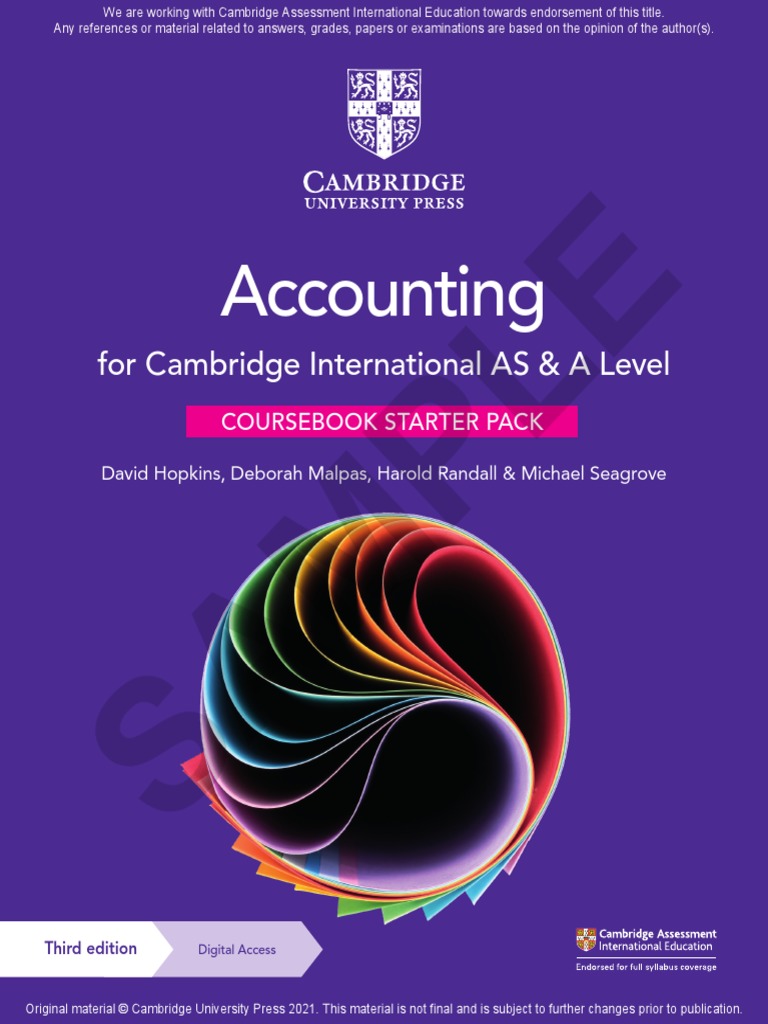 ASAL Accounting Coursebook Starter Pack | PDF | Debits And Credits | Bookkeeping