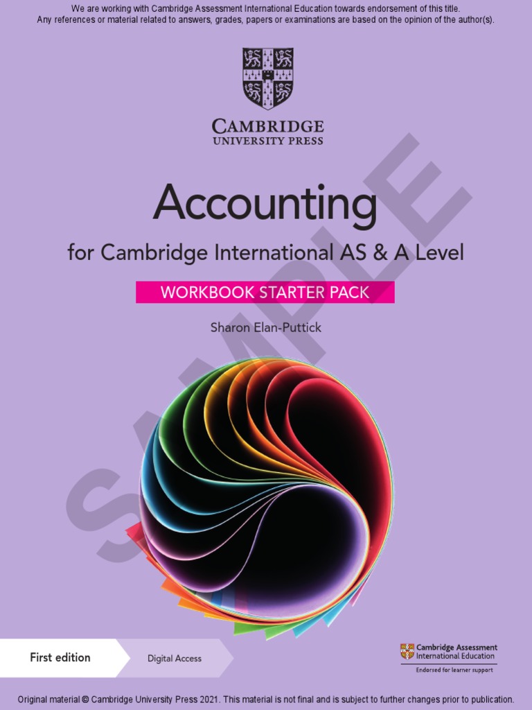 ASAL Accounting Workbook Starter Pack | PDF | Debits And Credits ...