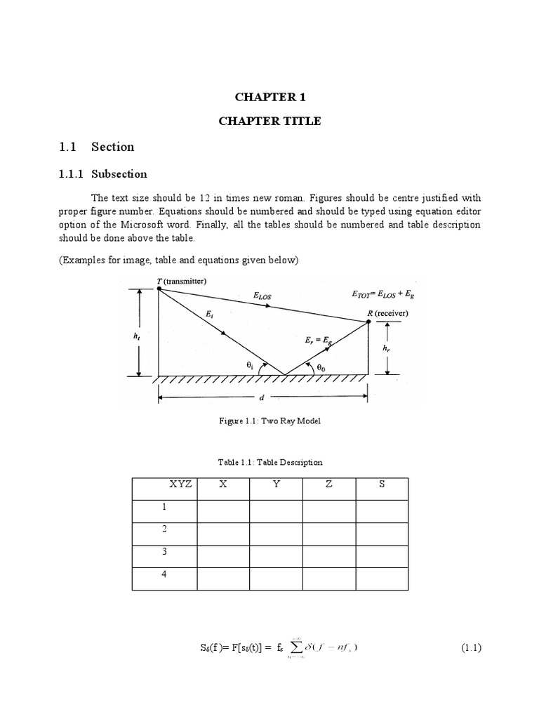 Mini Project Report Format Guide | PDF | Times New Roman | Academic Degree