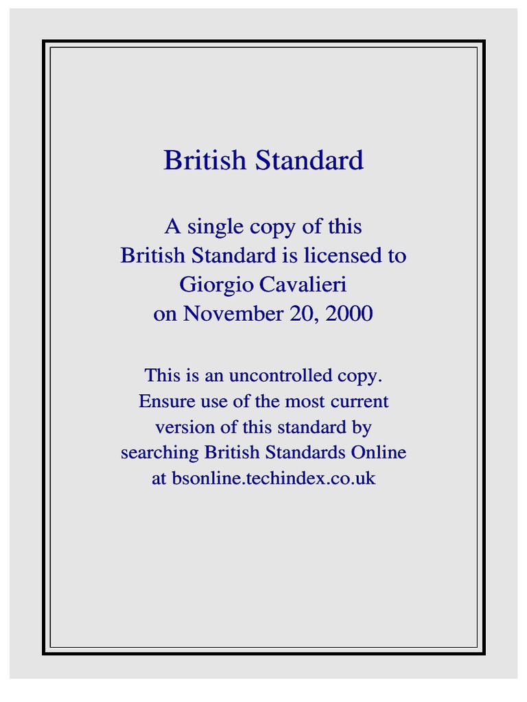 BS 6093 | PDF | Building Technology | Materials