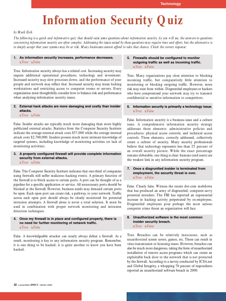 Information Security | PDF | Information Security | Password